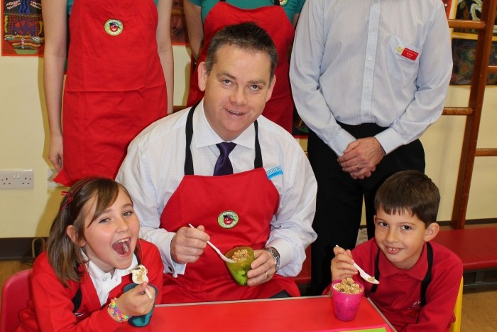 North Duffield Primary treats MP to tasty lesson - PhunkyFoods