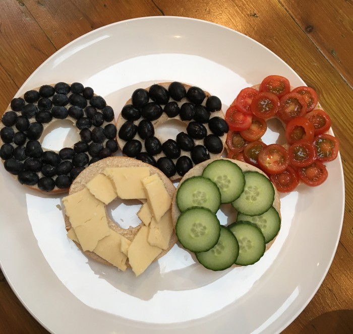 Olympic Bagel Rings - PhunkyFoods